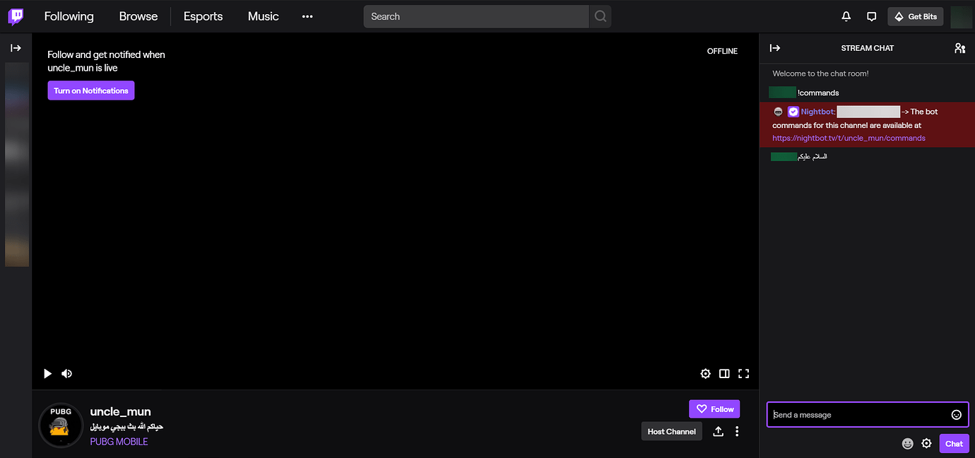 Nightbot dosn`t work in twitch! - Nightbot - NightDev Community Forums Nightbot dosn`t work in twitch! - Nightbot - NightDev Community Forums